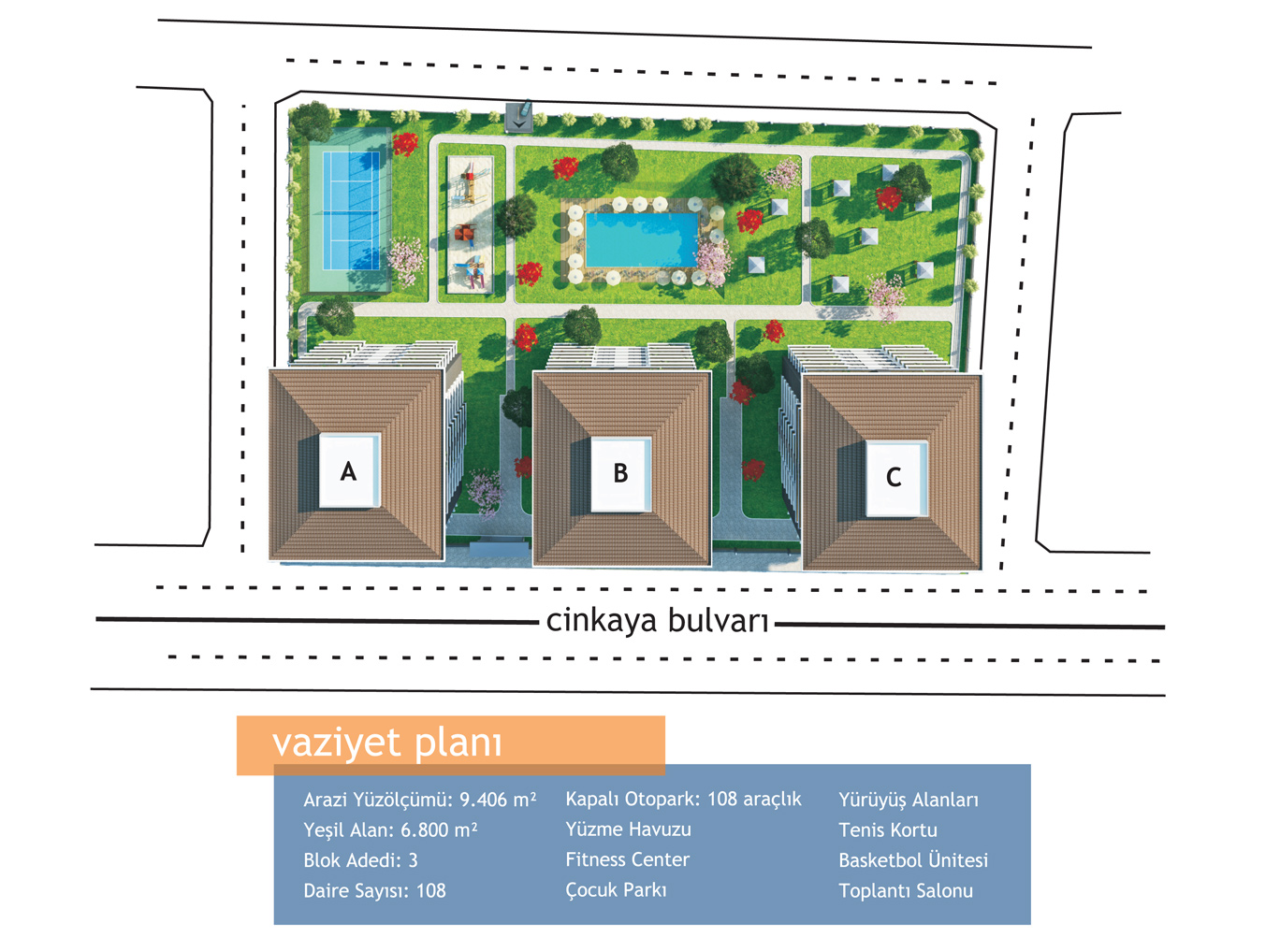 Vaziyet Planı - REFORM YAPI MİMARLIK